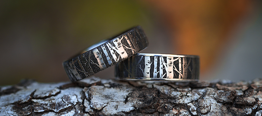 Brook and Branch Wedding Rings | Benchmark Rings