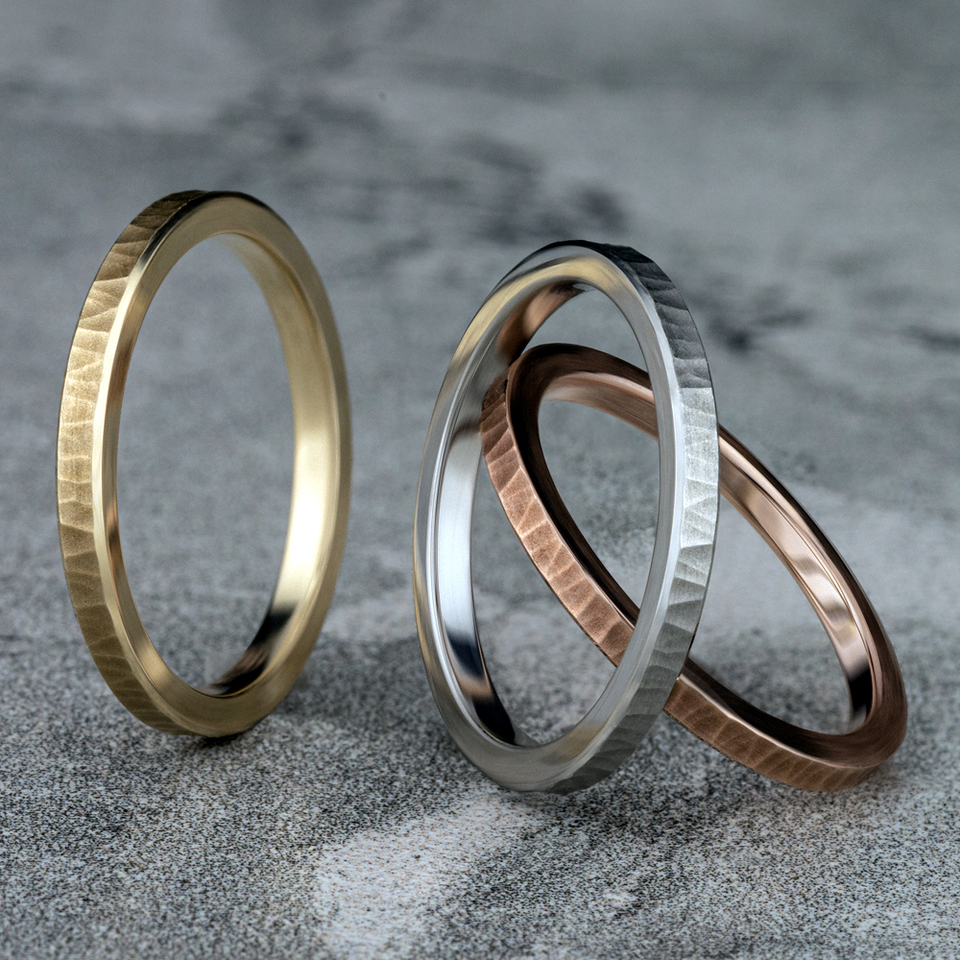 The Star, 2.5mm - 14K White | Benchmark Rings