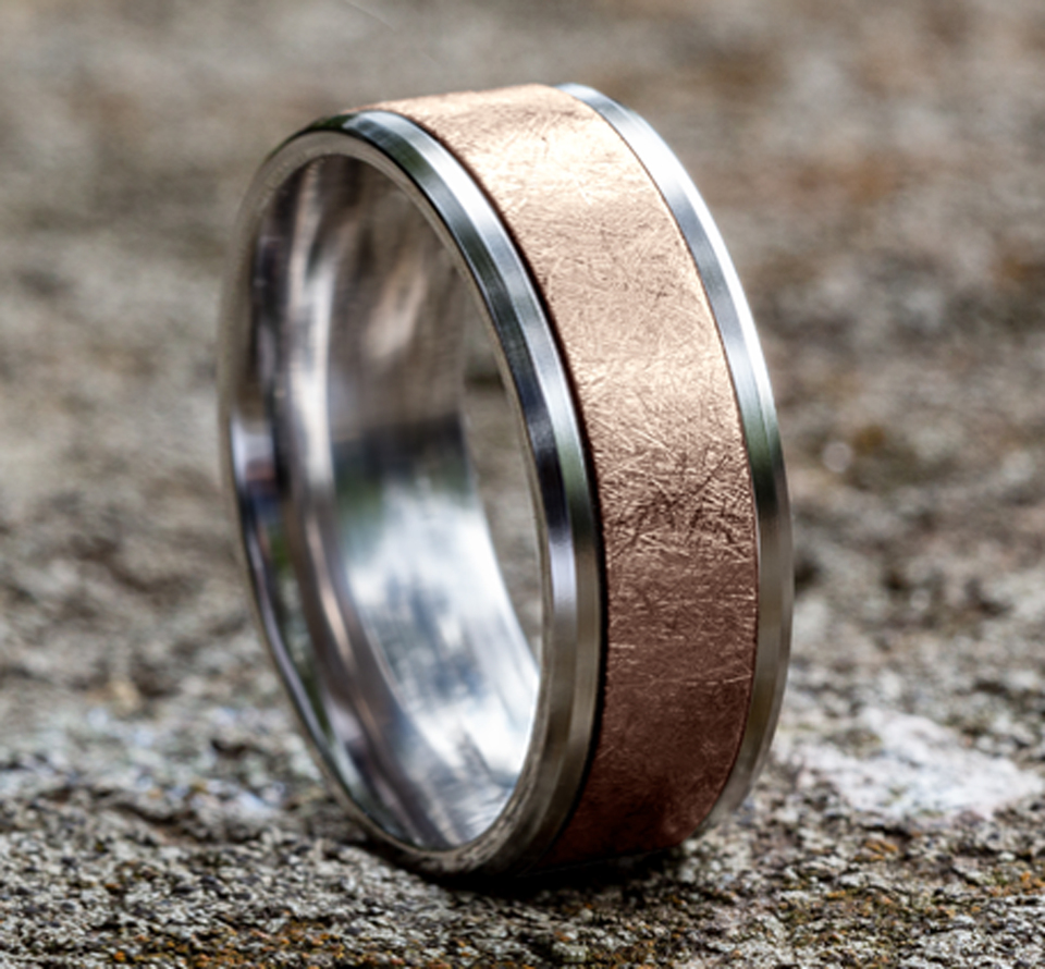 The Aurora, 5.5mm - 18K White | Benchmark Rings