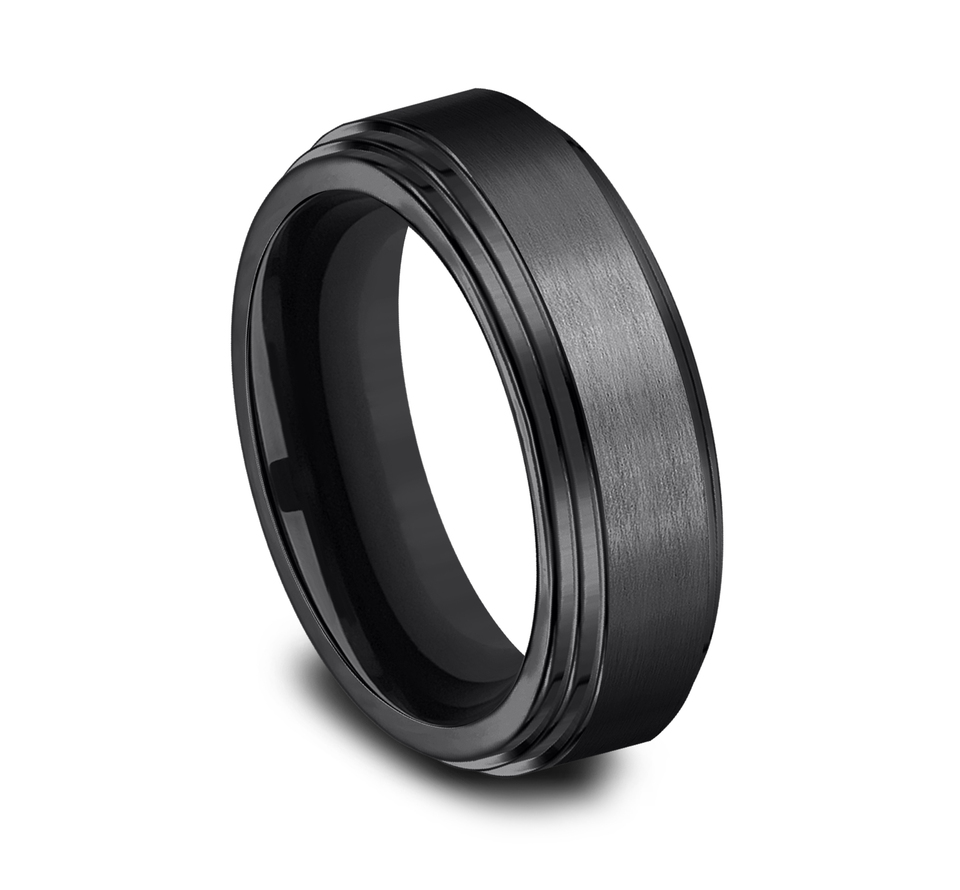 The Cadet, 8mm - Black Titanium | Benchmark Rings