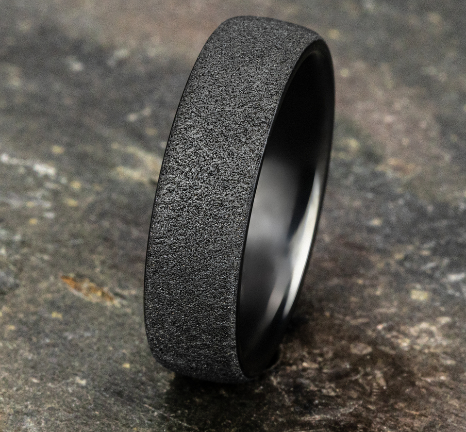 The Mortar, 6.5mm - Black Titanium | Benchmark Rings
