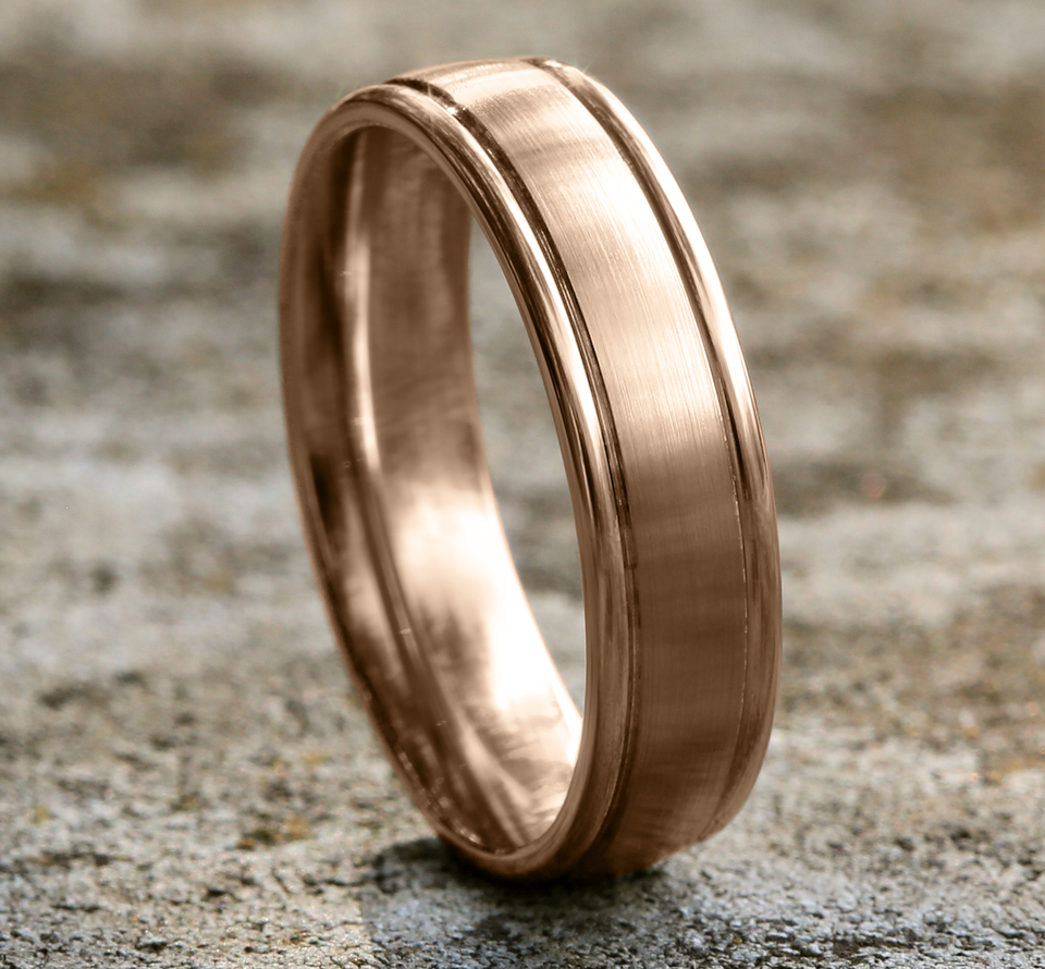 The Duke, 8mm - Tantalum Grey/Black Titanium | Benchmark Rings