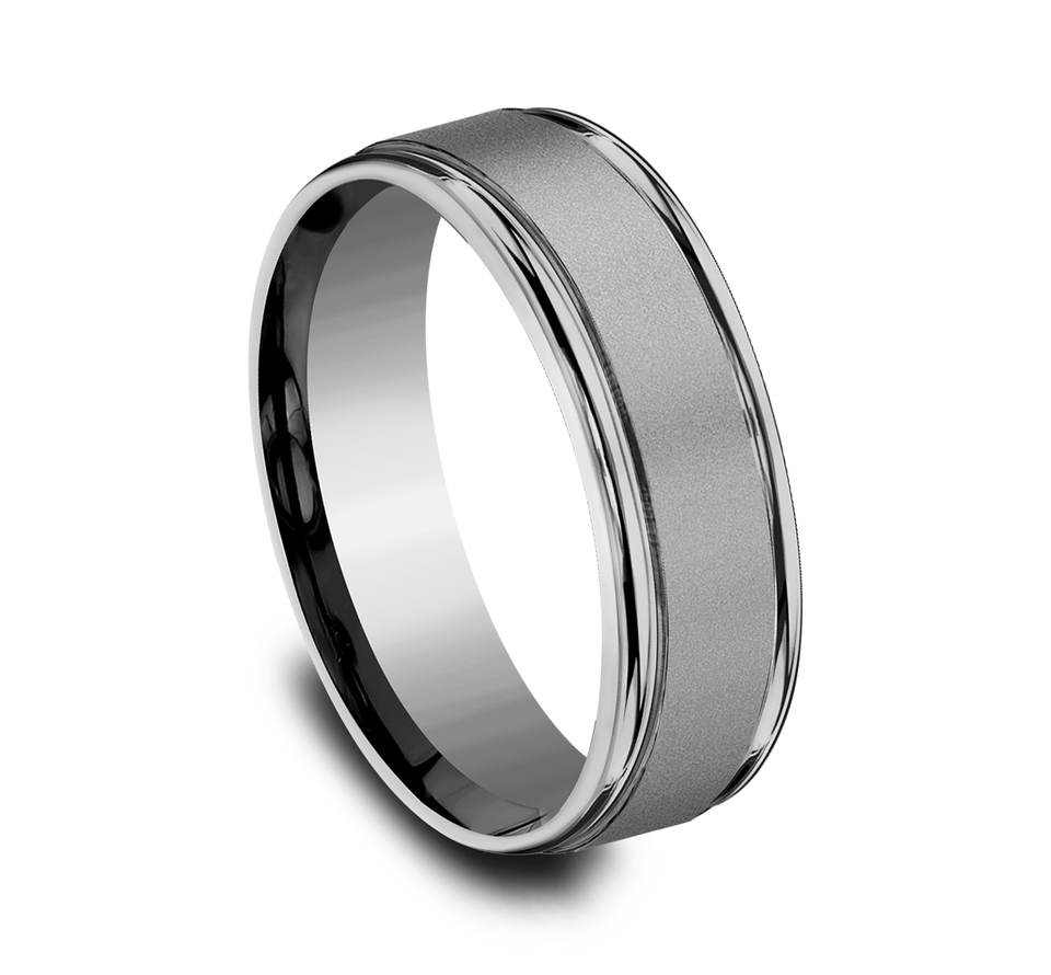 The Washington, 7mm - Tantalum Grey | Benchmark Rings
