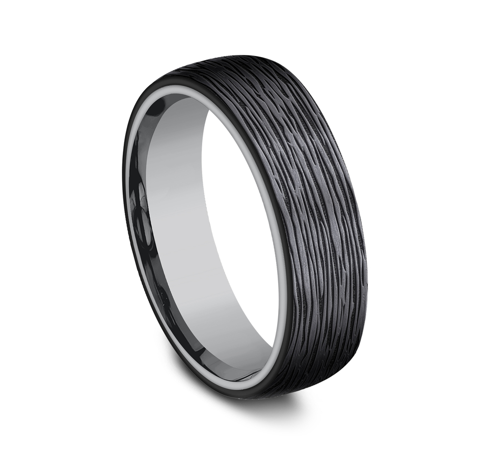 The Dogwood, 8mm - Platinum/14K Rose | Benchmark Rings