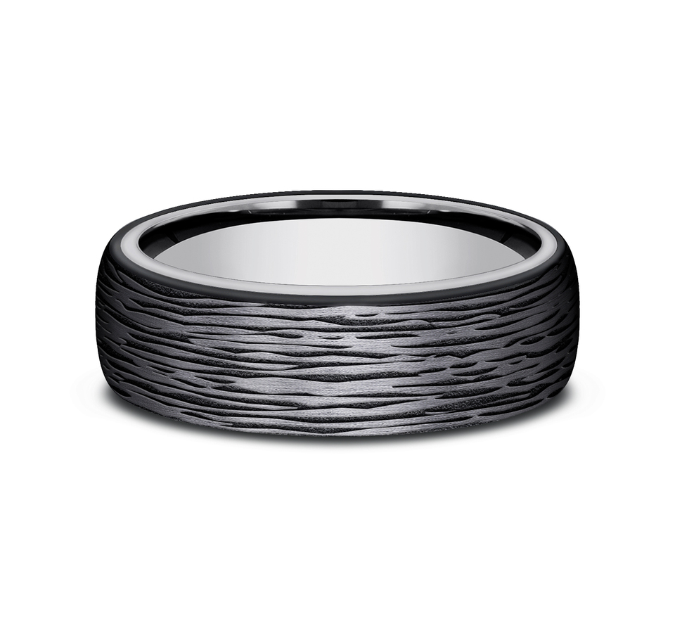 The Dogwood, 8mm - Platinum/14K Rose | Benchmark Rings