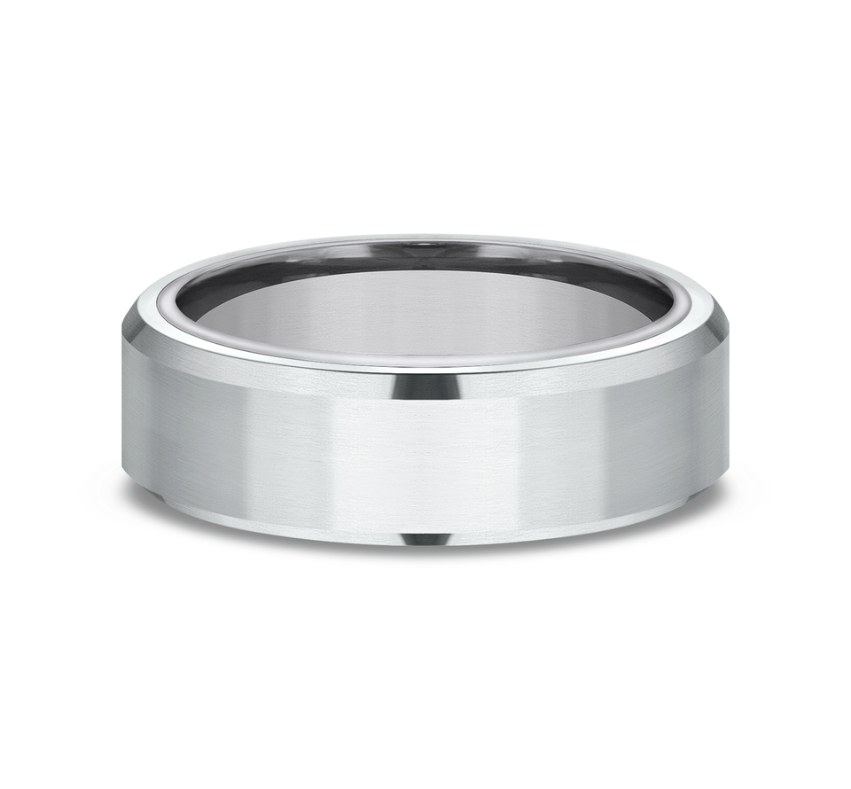 The Baron, 8mm - Tantalum Grey/Black Titanium | Benchmark Rings
